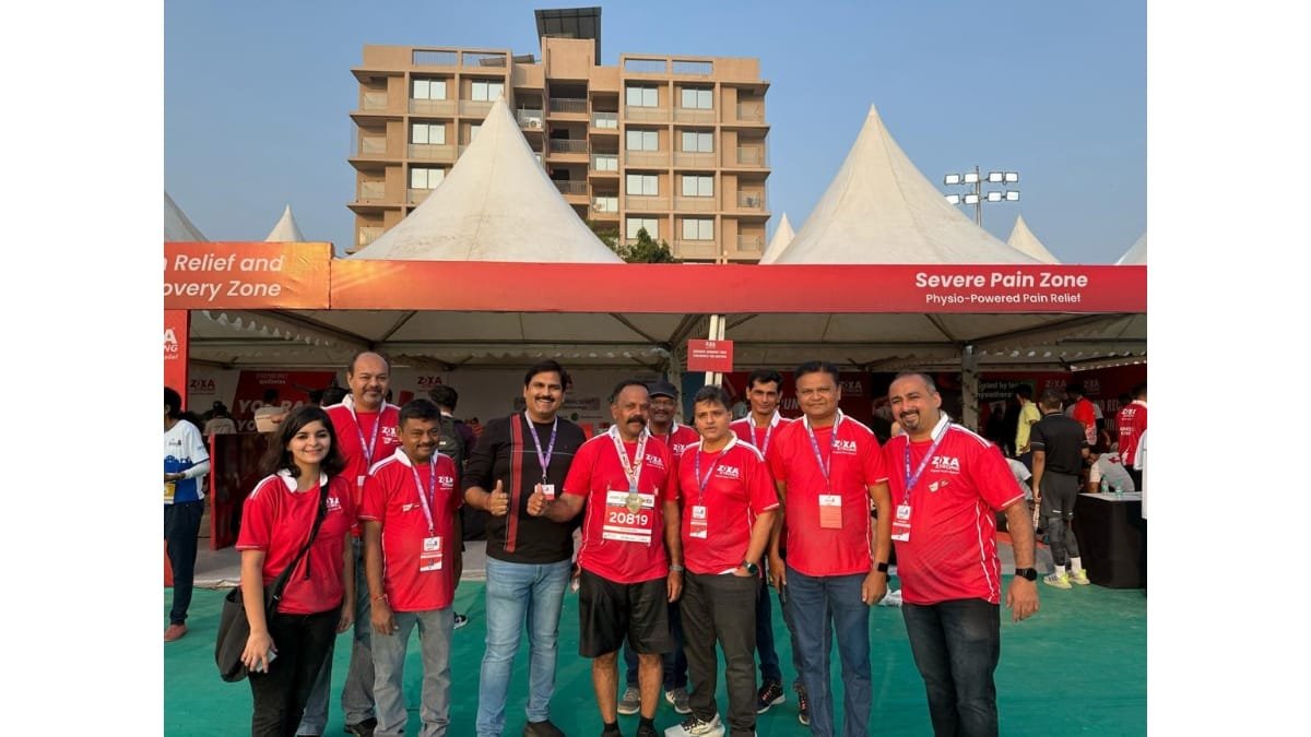 Zixa Strong, a pain relief partner for Adani Marathons launches Random ...