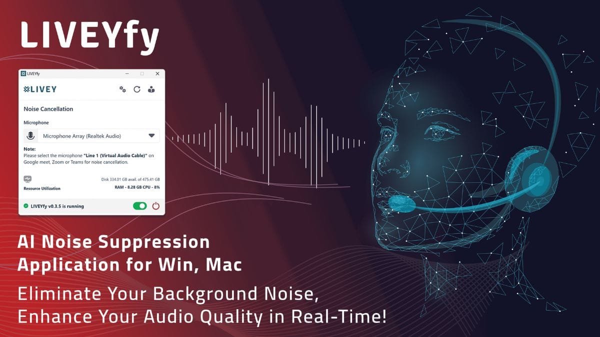 Livey Technologies Unveils LIVEYfy: The AI-Powered Noise Cancelling App ...