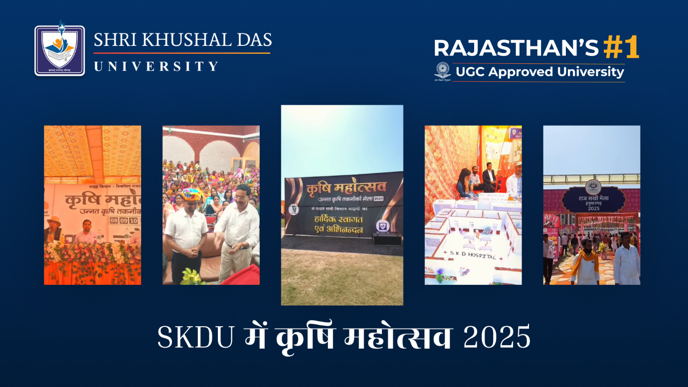 Krishi Mahotsav at SKD University: A Revolution in Agriculture and ...